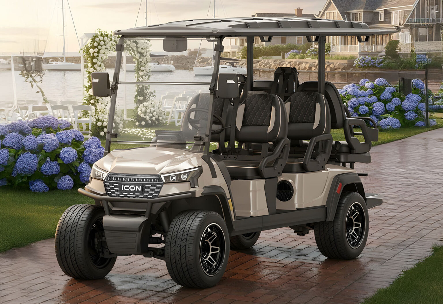 ICON i60LX Golf Cart - Order yours today from an ICON EV dealer!