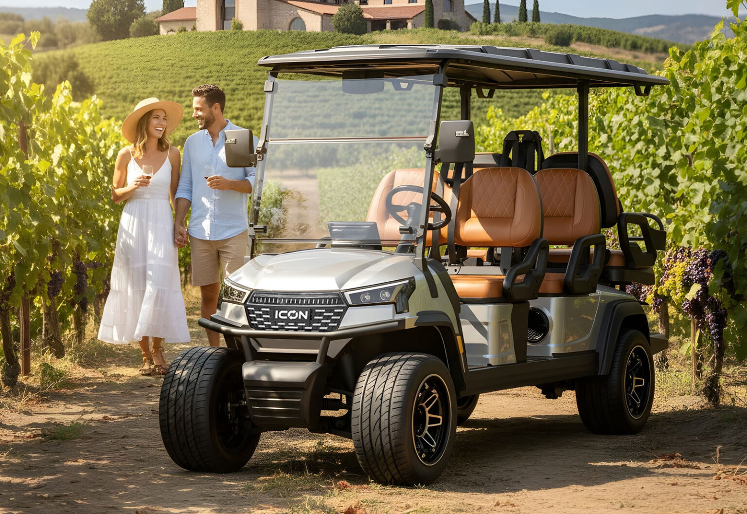 ICON i60LX Golf Cart - Order yours today from an ICON EV dealer!